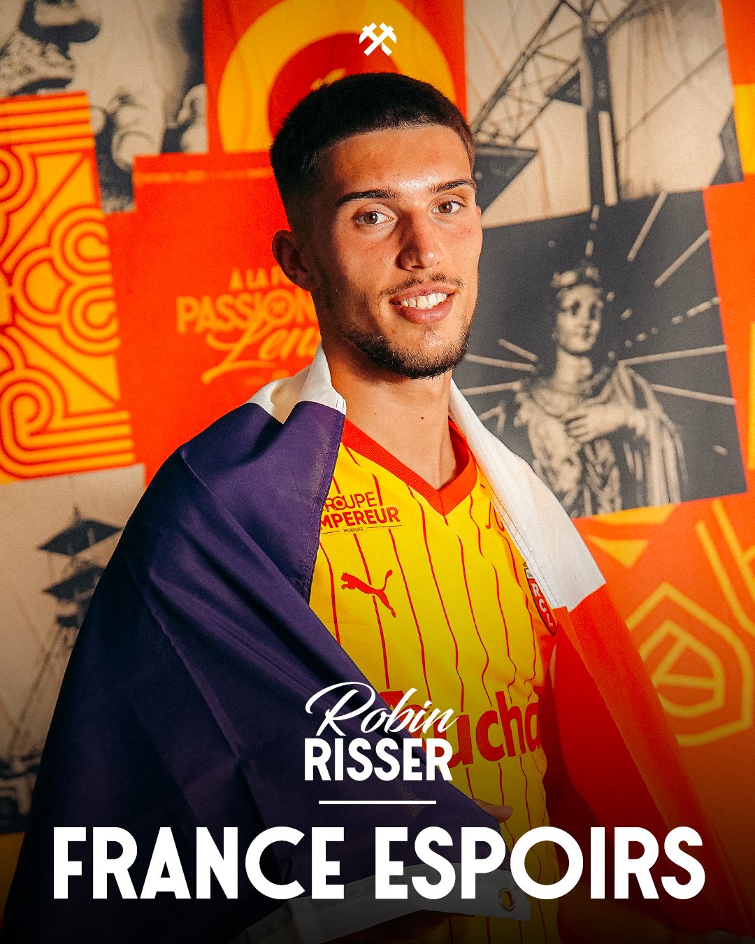 Robin Risser en Équipe de France Espoirs – RCLensFoot.com